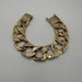 9ct Gold on Silver 22mm Old School Chaps Curb Bracelet. Bespoke UK Made ...