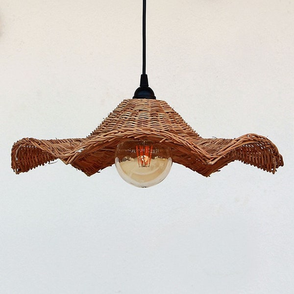 Rattan Lamp - Etsy