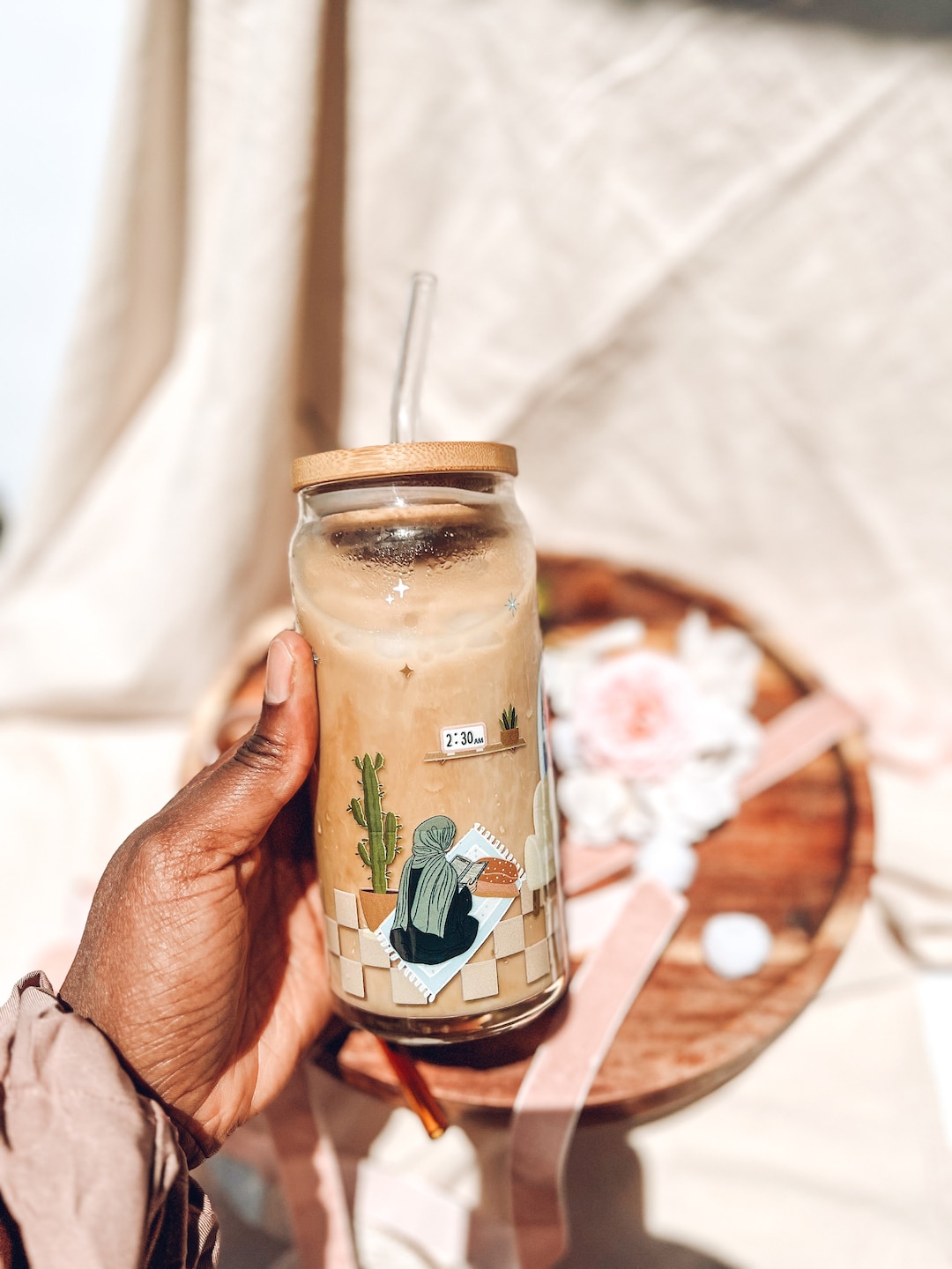 Ramadan Night Glass Cup, Islamic Glass Cup, Muslim Cup, Eid Gifts ,eid ...