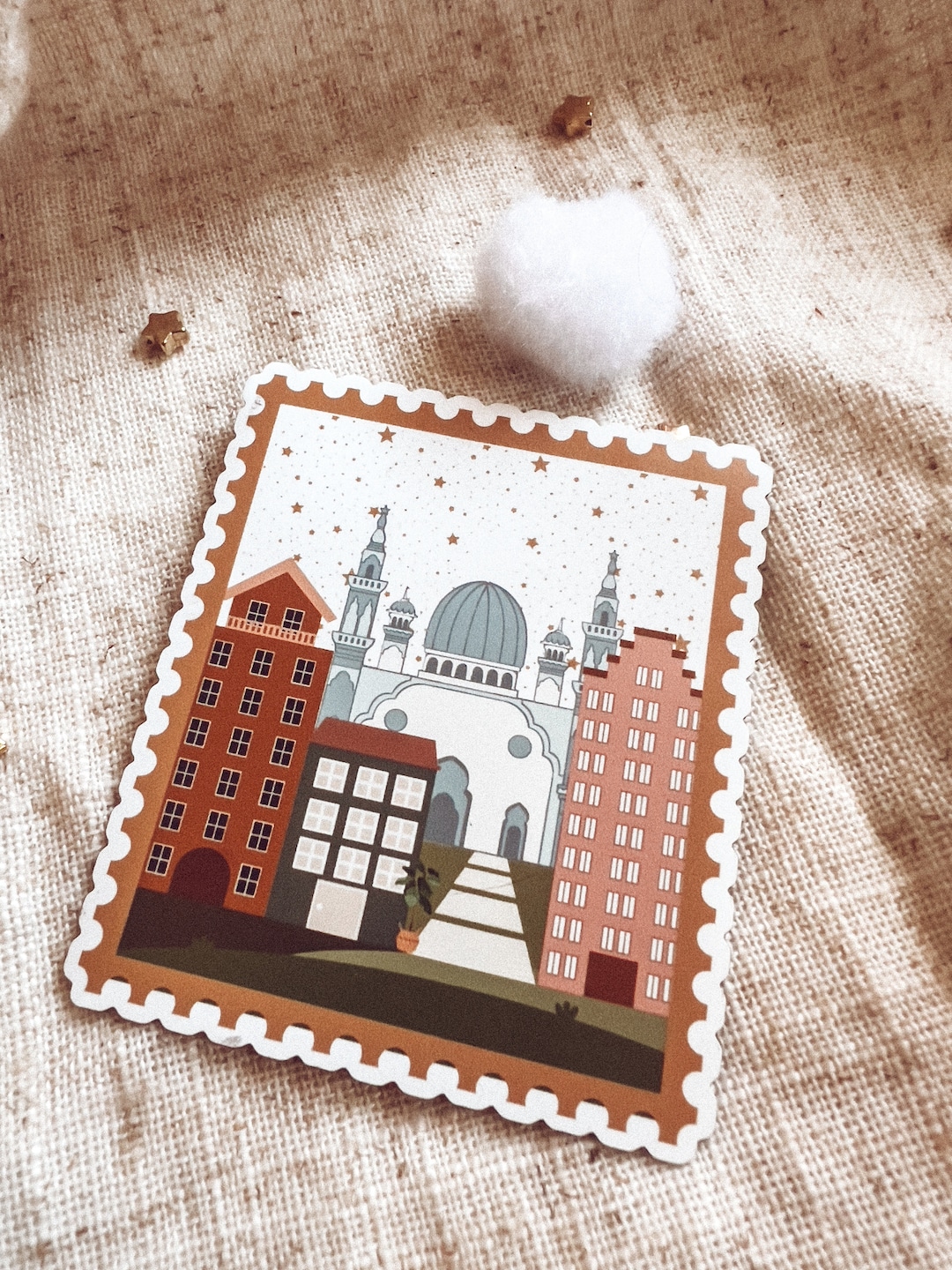 Islamic Town Magnet ,islamic Magnet , Fridge Magnet, Muslim Magnet ...