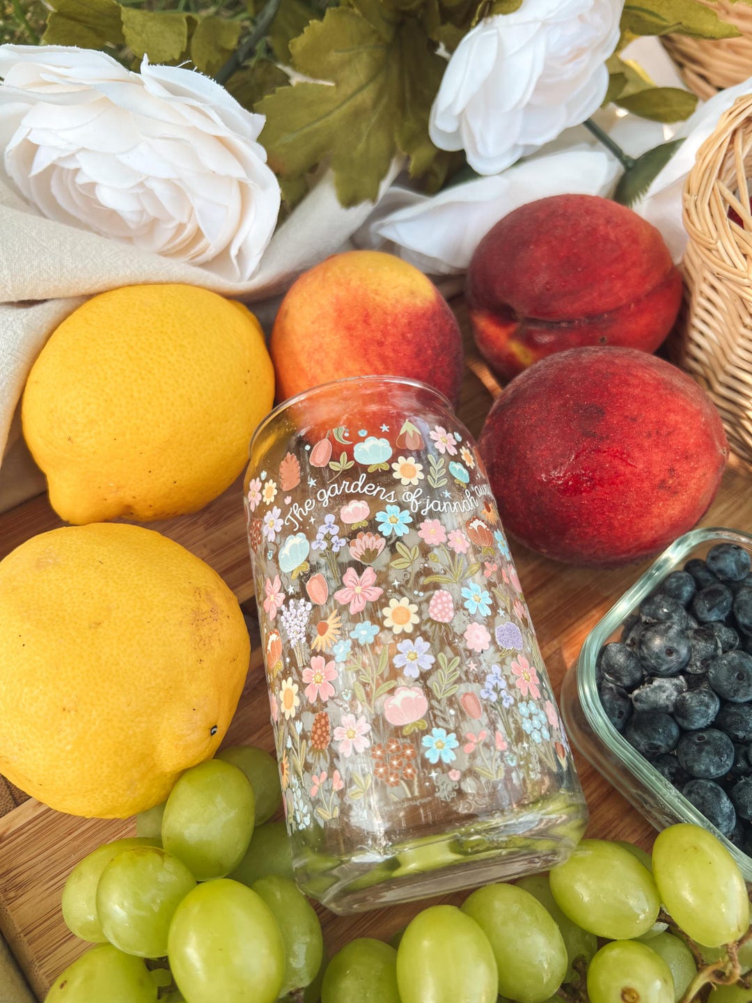 Gardens of Jannah Glass Cup, Islamic Glass Cup, Muslim Cup, Eidgifts ...