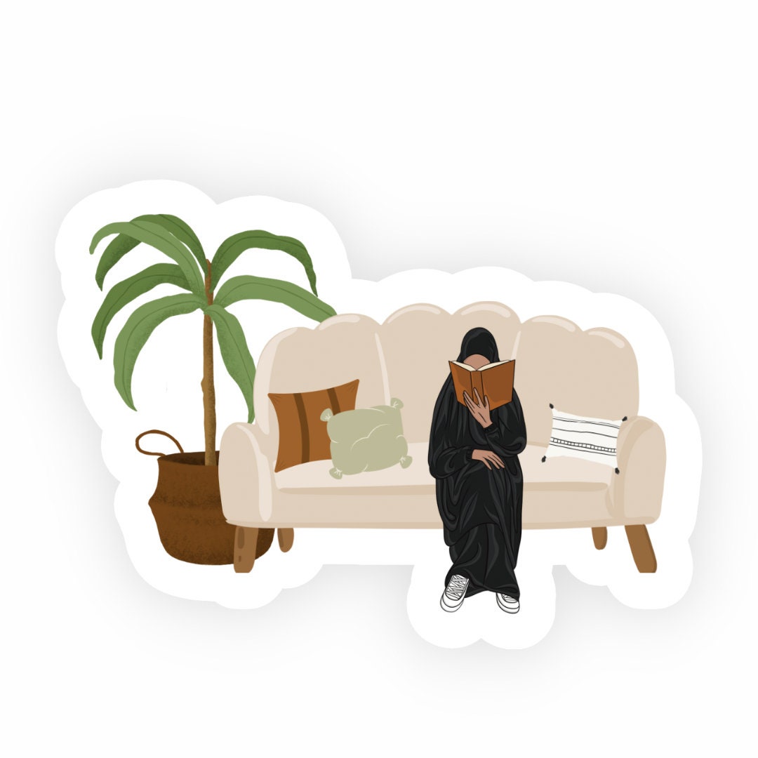 Cozy Nook Sticker, Islamic Sticker, Hijabi Sticker, Quran Sticker ...