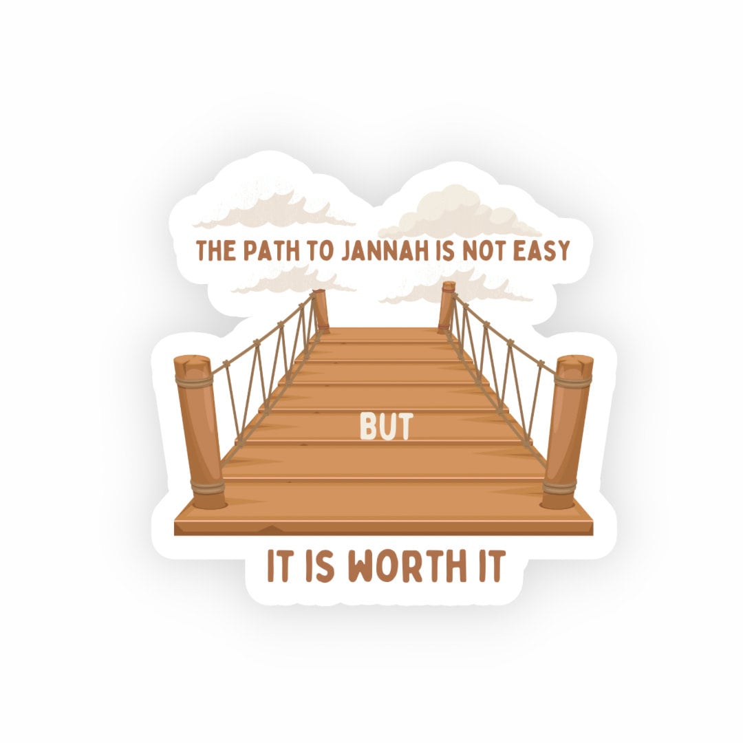 Jannah is the Goal Sticker, Islamic Sticker, Hijabi Sticker, Quran ...