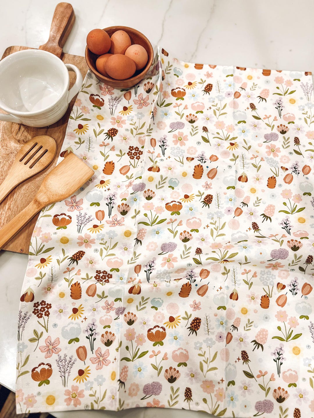 Gardens of Jannah Tea Towel ,islamic Kitchen Tea Towel, Islamic Tea ...