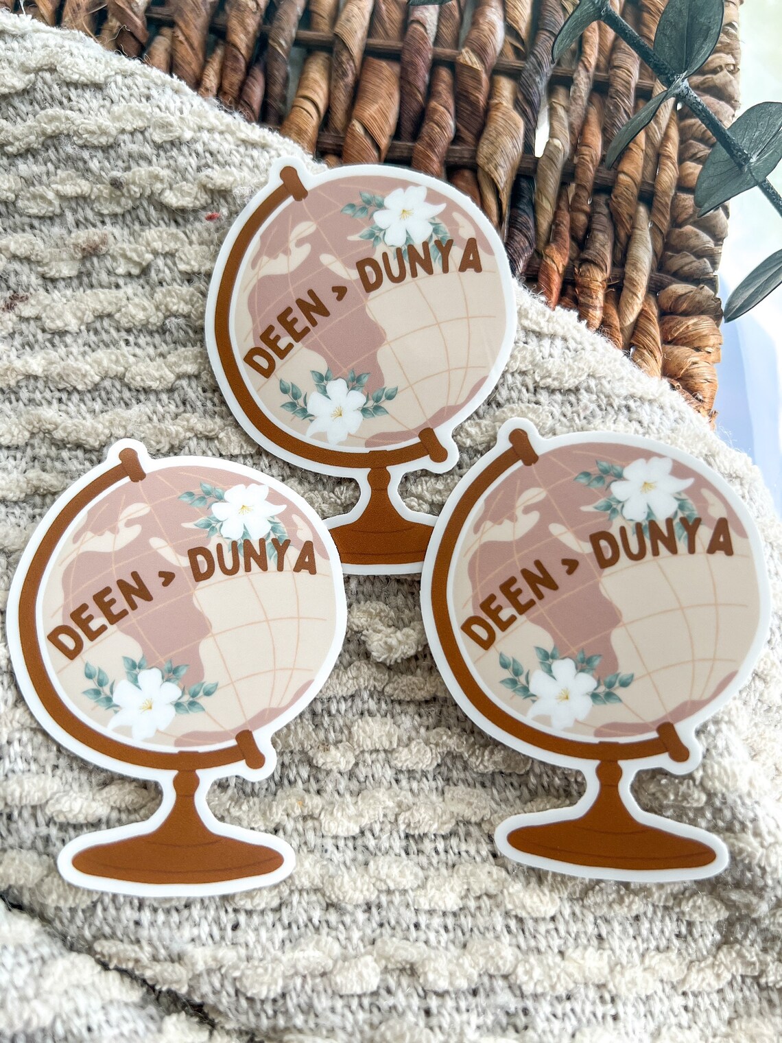 Deen Over Dunya Sticker Islamic Stickers - Etsy
