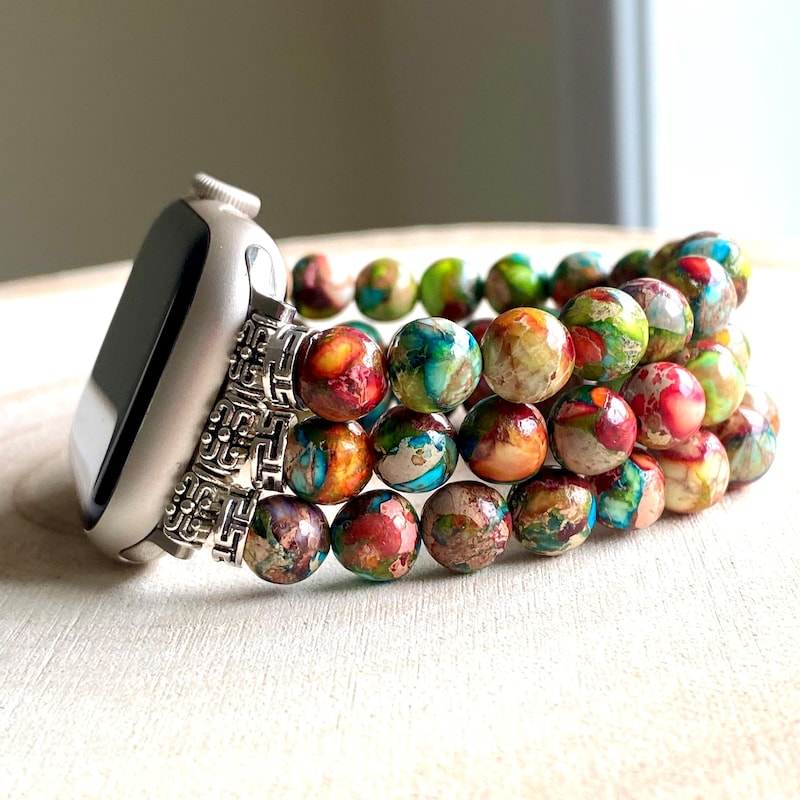 Beaded Watch Band - Etsy