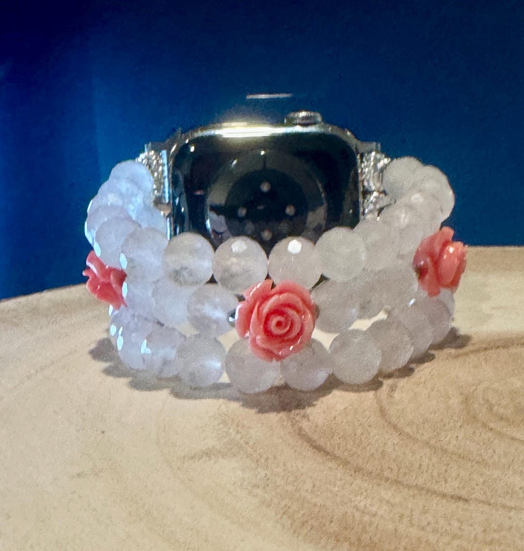 Pink Apple Watch Strap for Series 5/6/7/8/9/10, SE, Rose Quartz/pink ...