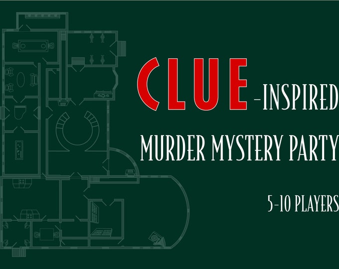 Life-sized Clue Mystery Game - Etsy