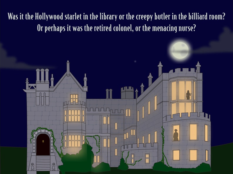 Clue Inspired Murder Mystery Party Game for 5-10 Players - Etsy