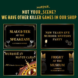 Clue Inspired Murder Mystery Party Game for 5-10 Players - Death at ...