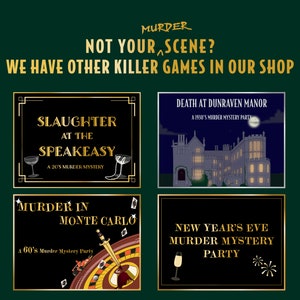 Murder Mystery Game - 10-20 Players - Fright at the Museum - Instant ...