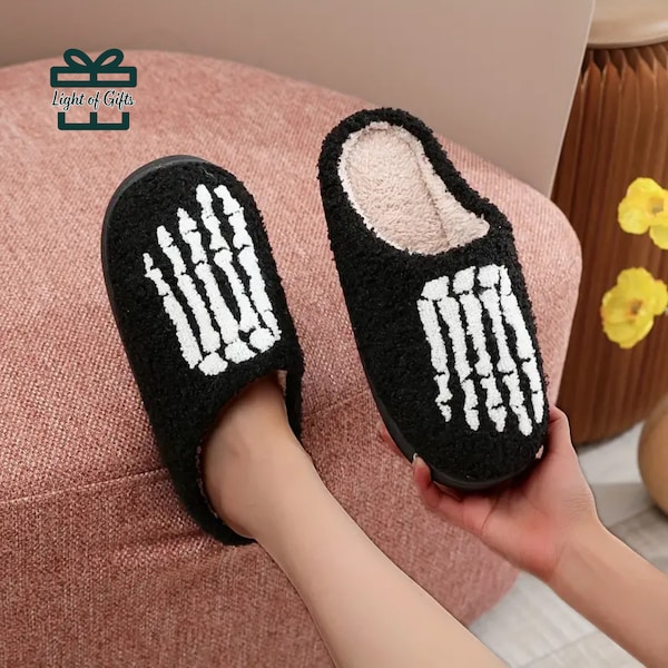 Ghost Face Slippers - Etsy