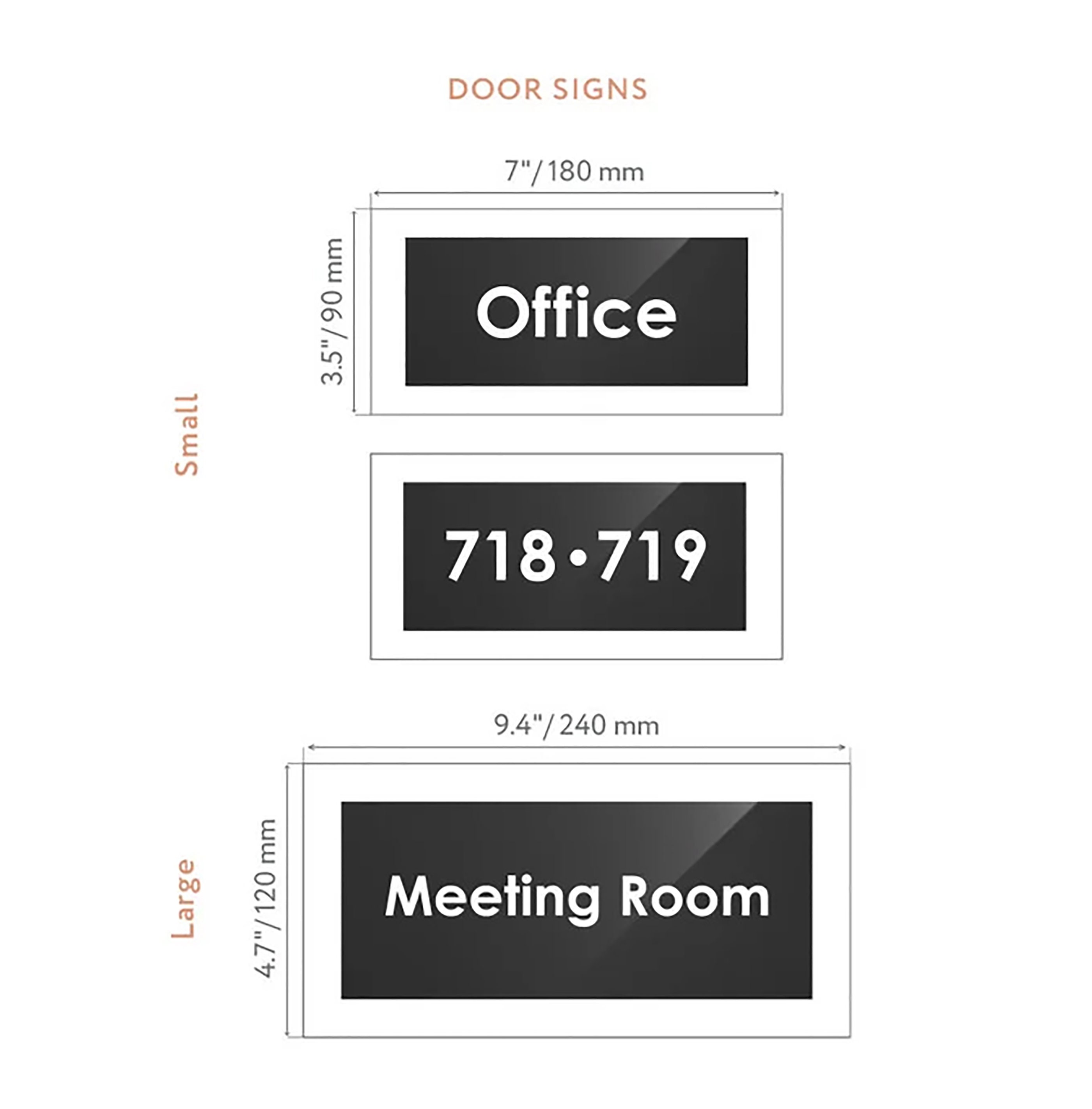 Custom Engraved Wall Name Plate, Customizable Office Door Sign ...