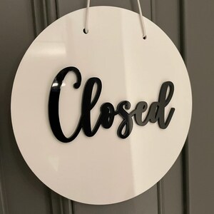 Open Closed Door Sign Double Sided Open Sign Double Sided Open-close ...