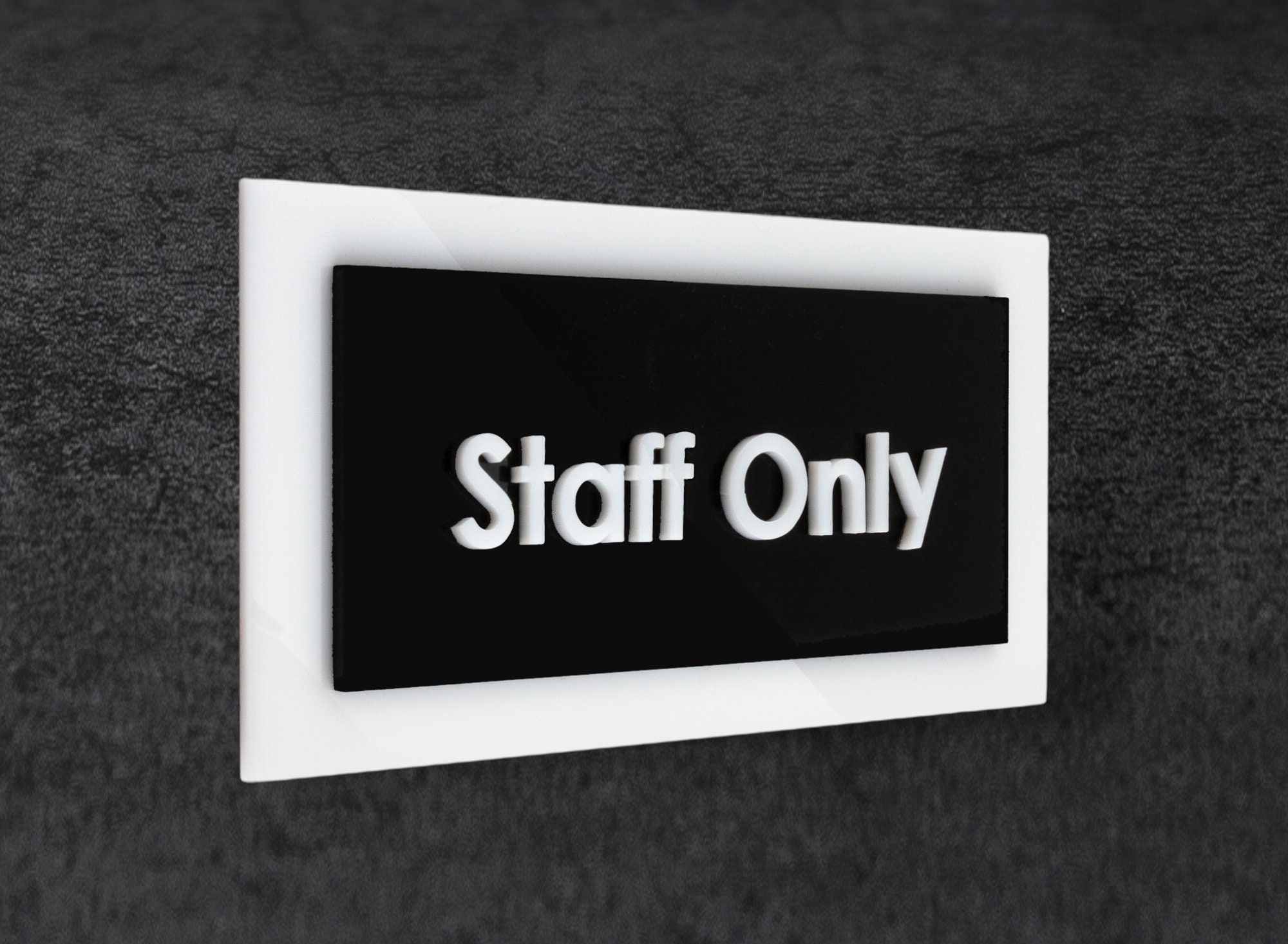 Custom Engraved Wall Name Plate, Customizable Office Door Sign ...