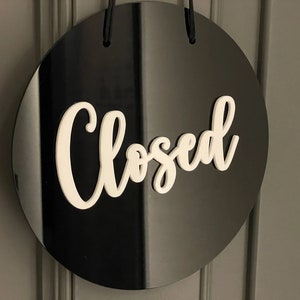 Open Closed Door Sign | Double Sided Open Sign | Double Sided Open ...