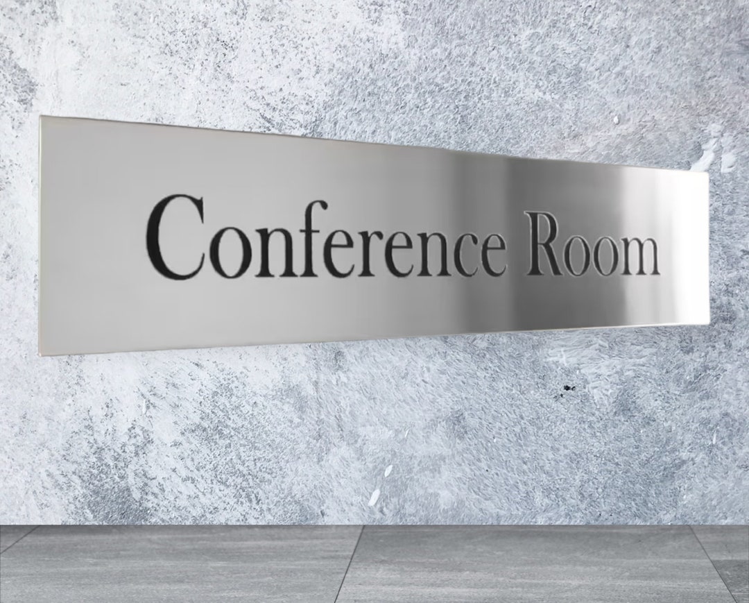 Custom Engraved Wall Name Plate, Customizable Office Door Sign ...