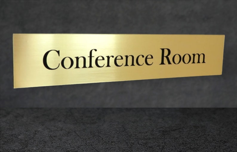 Custom Engraved Wall Name Plate, Customizable Office Door Sign ...