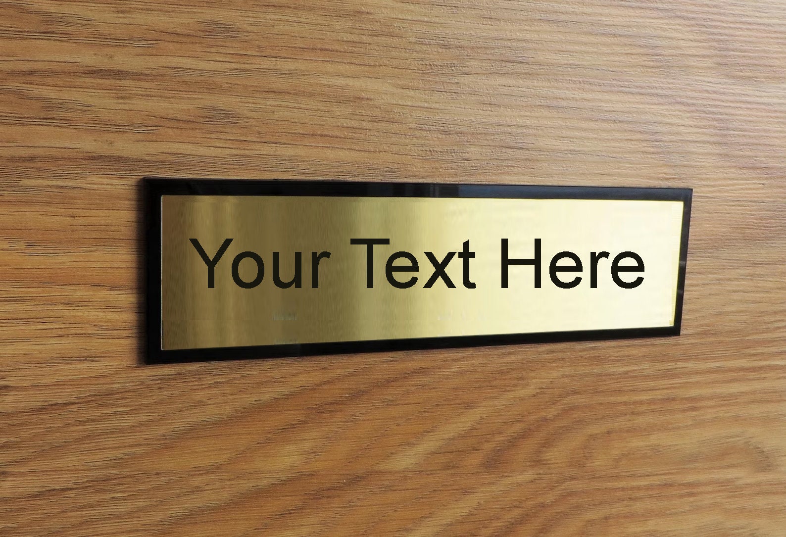 Personalized Acrylic Door Sign for Office | Wall Name Plate With ...