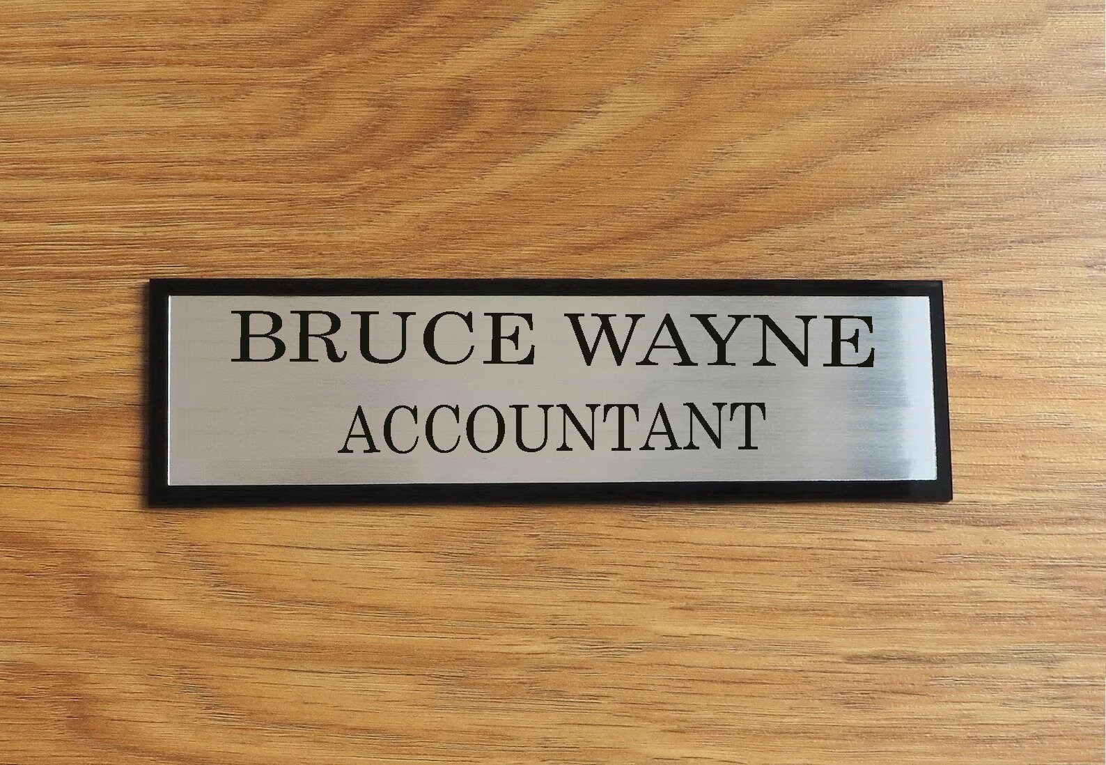 Personalized Acrylic Door Sign for Office | Wall Name Plate With ...