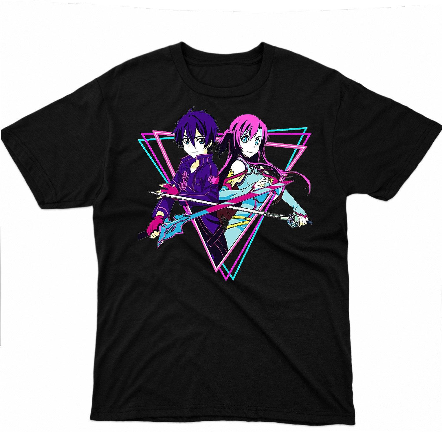 Sword Art Online T-shirt, Kirito, Asuna Shirt Birthday Gift Designed ...
