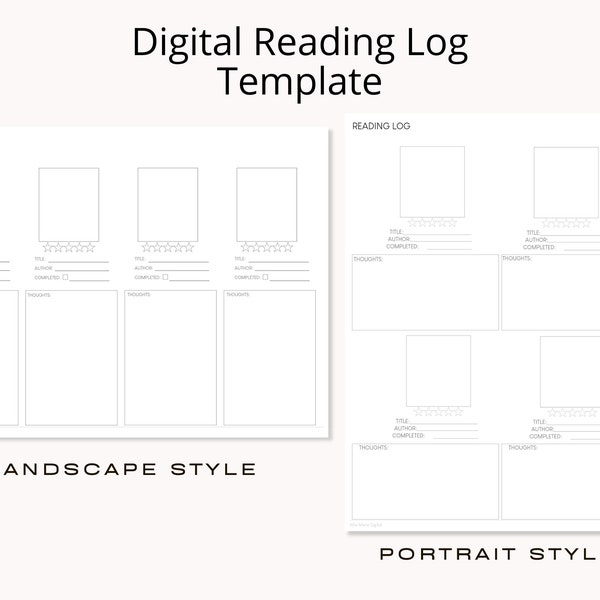 Digital Template - Etsy