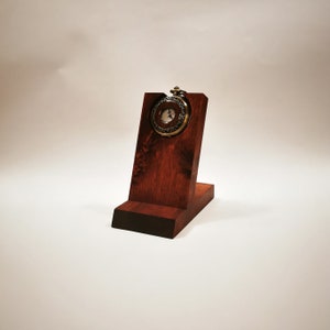 Stand for a Pocket Watch, Decorated With Cork Detail - Etsy