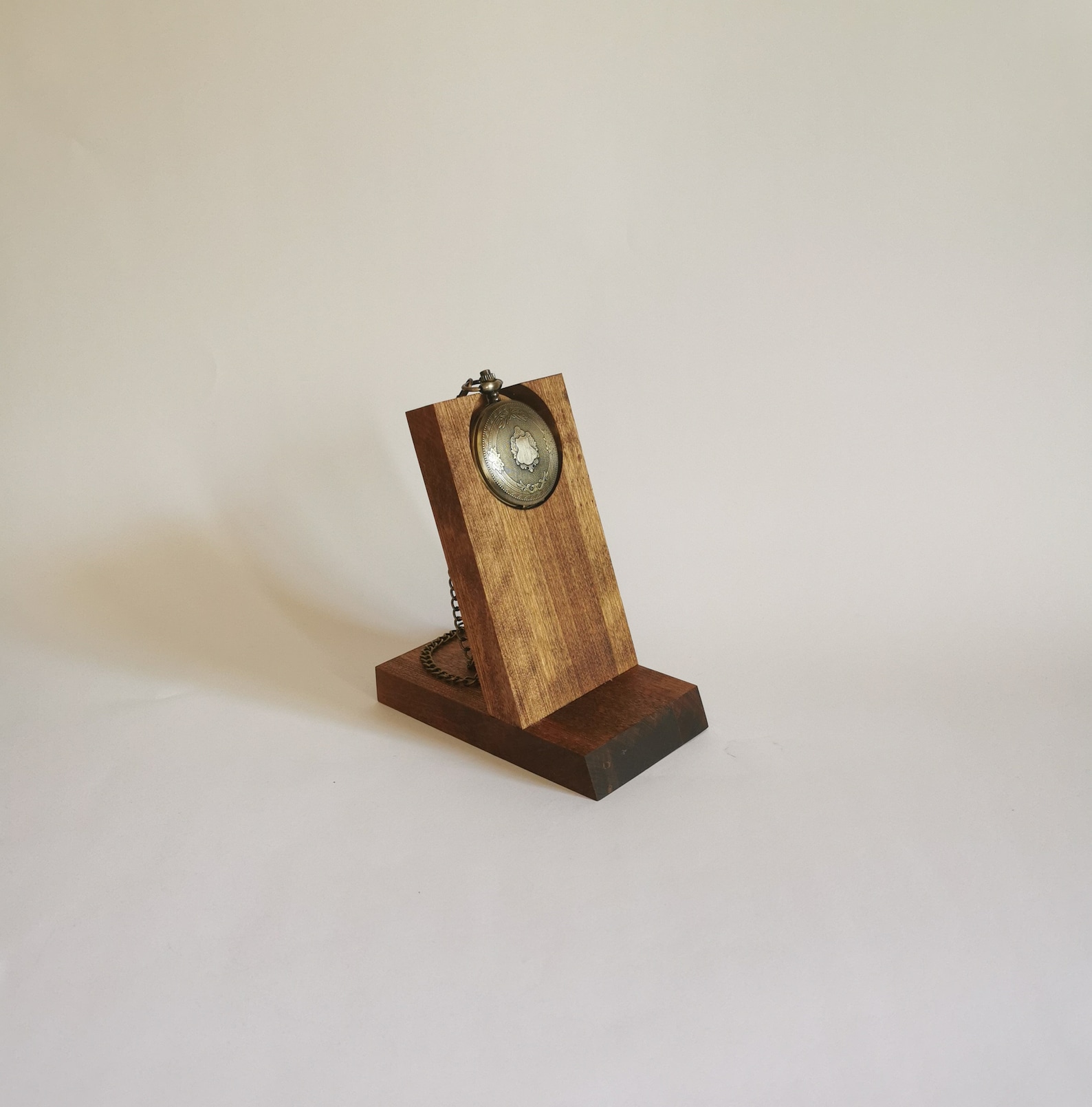 Stand for a Pocket Watch, Decorated With Cork Detail - Etsy