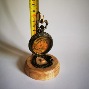 Pocket Watch Holder With Bronze Hook - Etsy