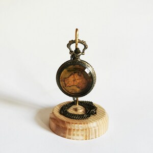 Pocket Watch Holder With Bronze Hook - Etsy