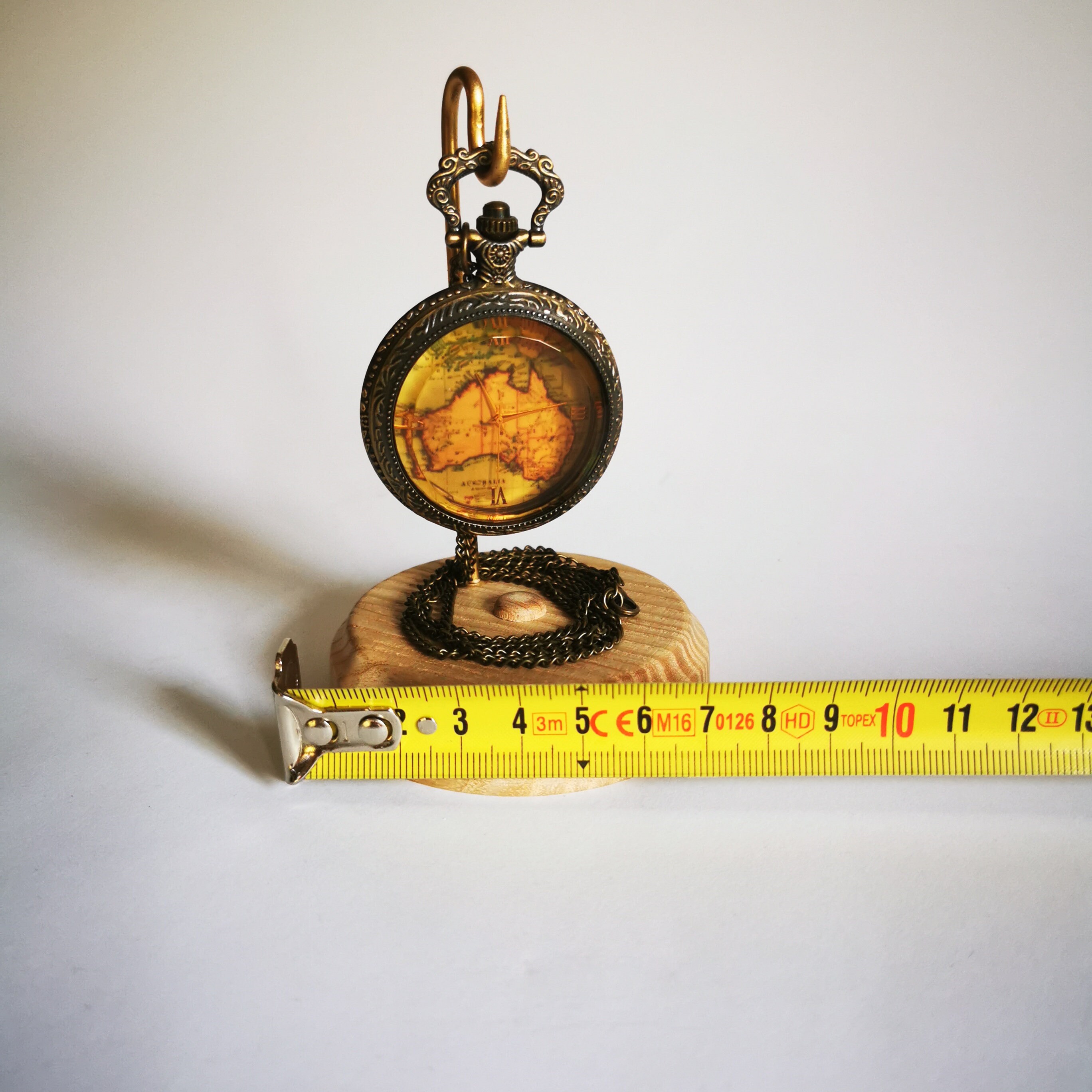 Pocket Watch Holder With Bronze Hook - Etsy
