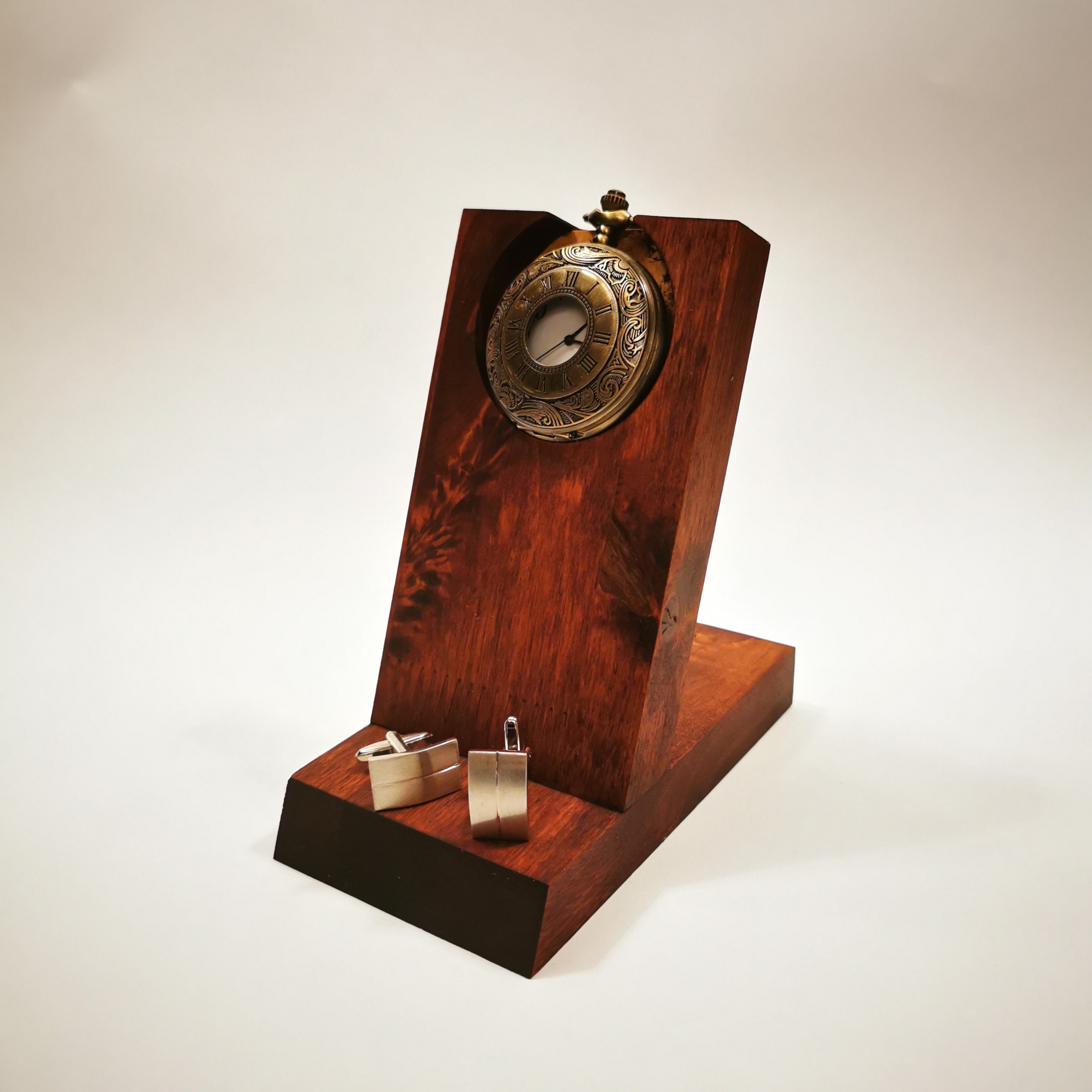 Stand for a Pocket Watch, Decorated With Cork Detail - Etsy
