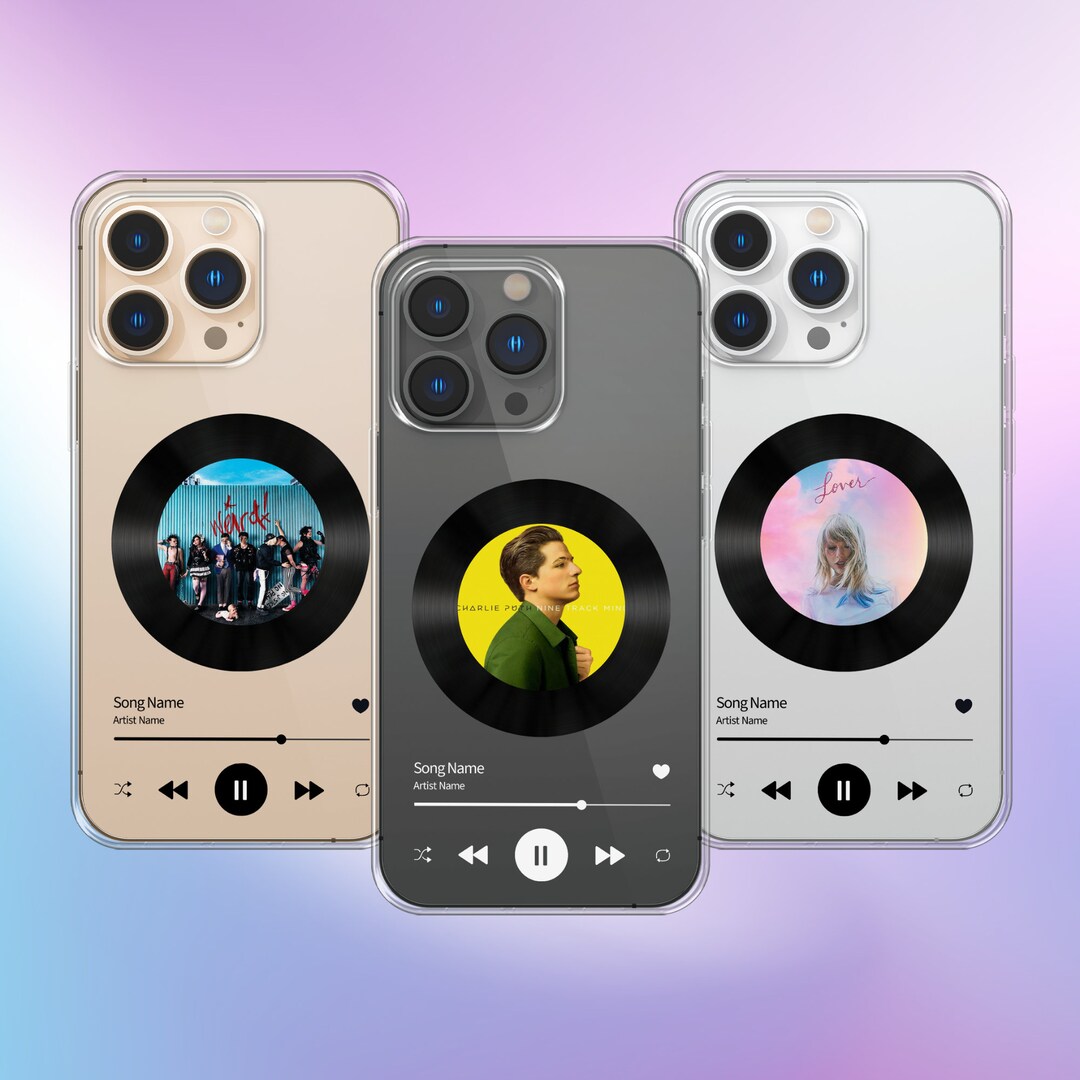 Custom Music Plaque Phone Case Album Cover for iPhone 15 14 13 12 11 ...