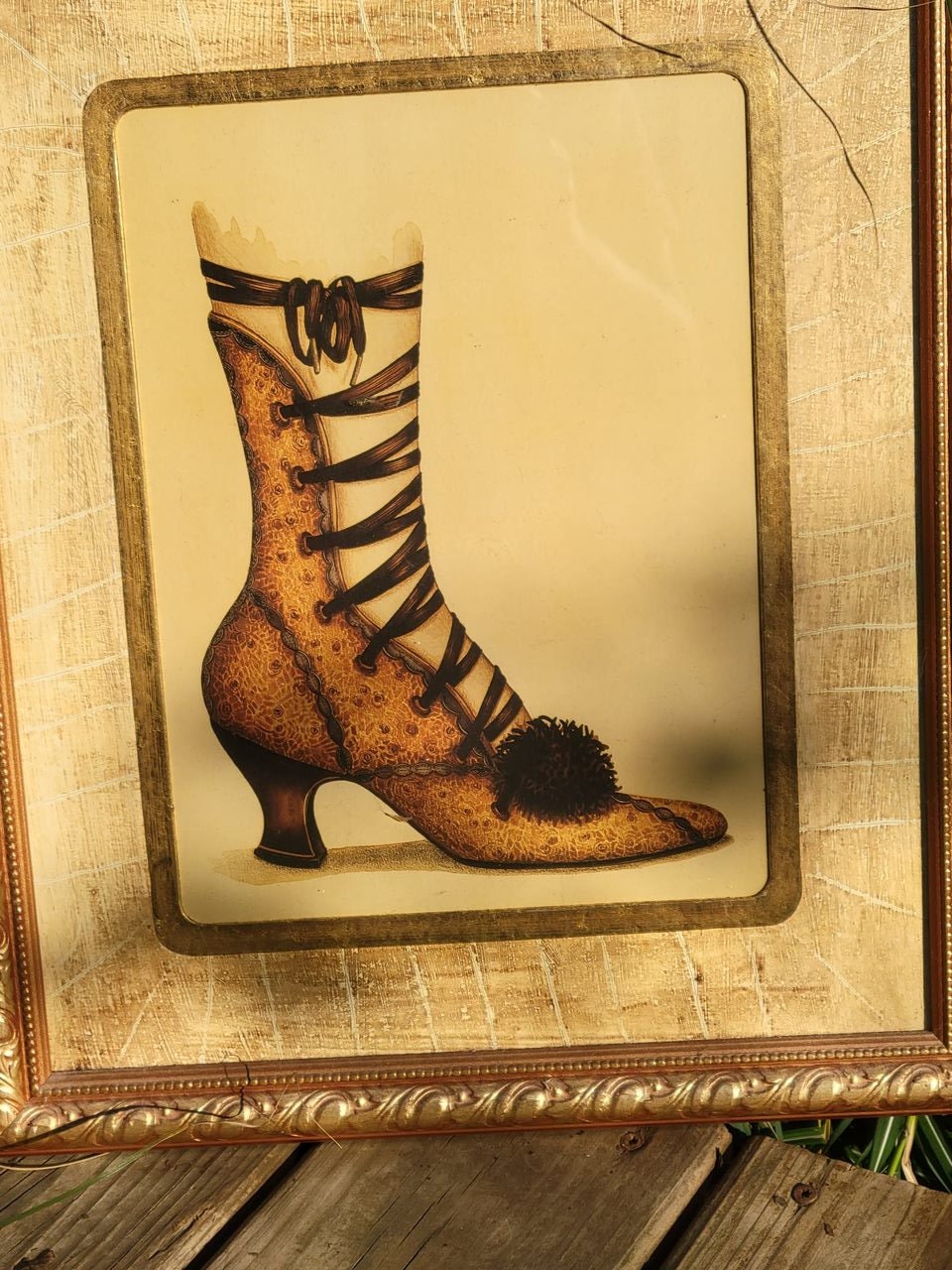 Bombay Co. Stephanie Hoppen fashionable Footwear Art Print Fiona ...