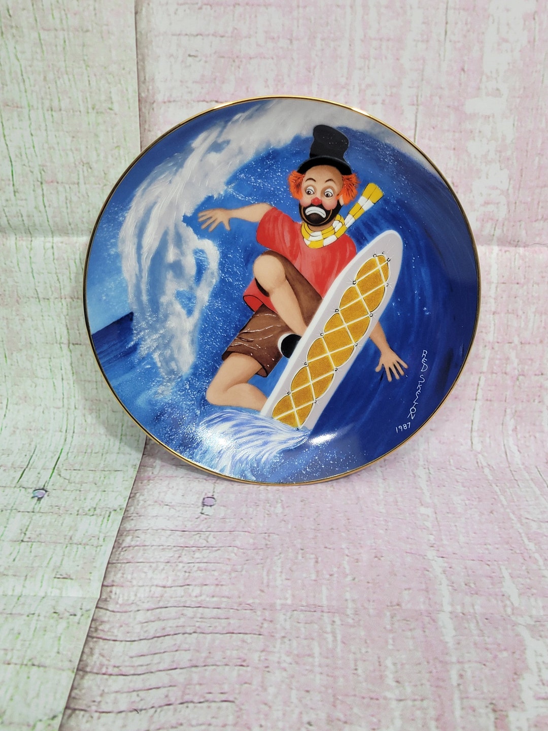 Red Skelton Collectors Plate - Etsy