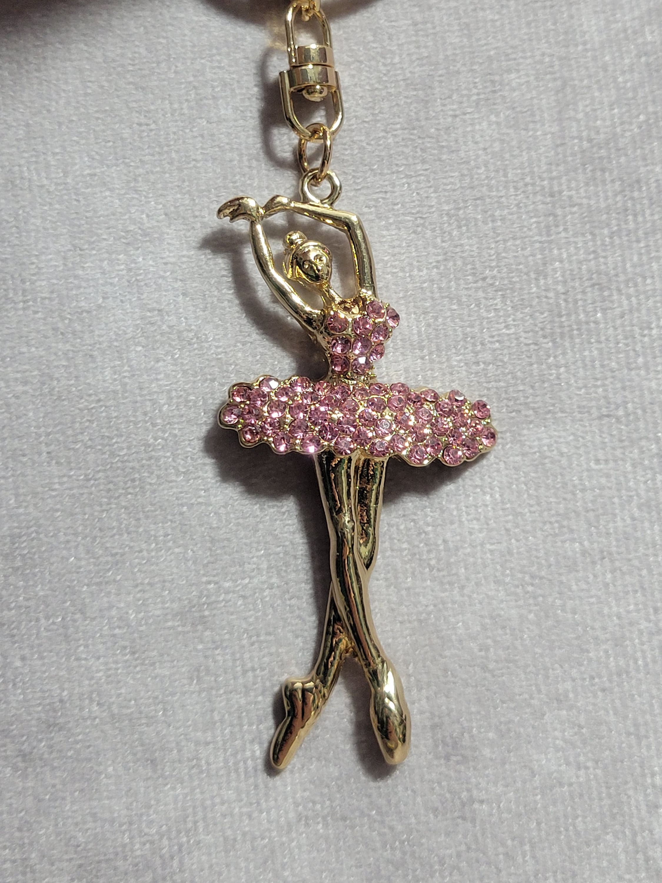 Austrian Crystal Ballerina Keychain - Etsy