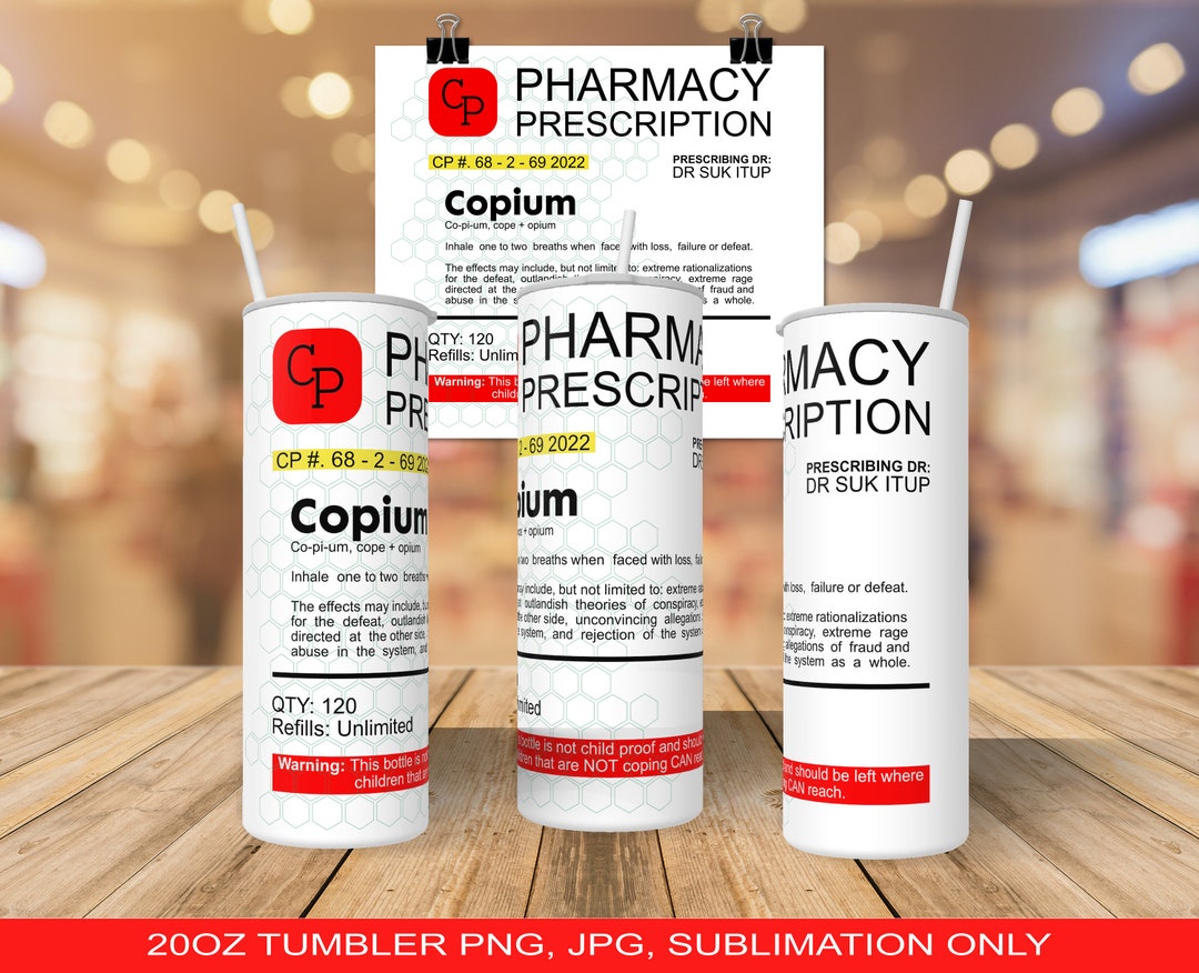 Copium Tumbler PNG and JPG ONLY - Etsy
