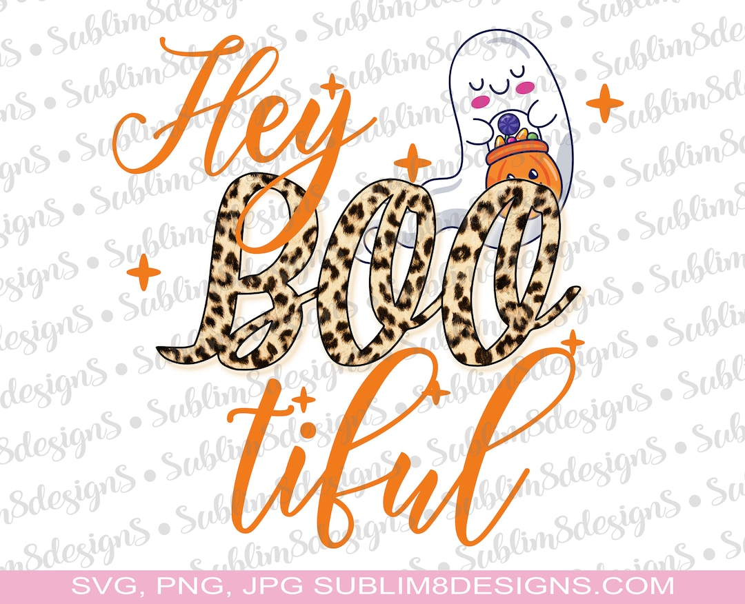 Hey Boo Tiful | Halloween | Cute Ghost | Ghost Design | Halloween Ghost ...