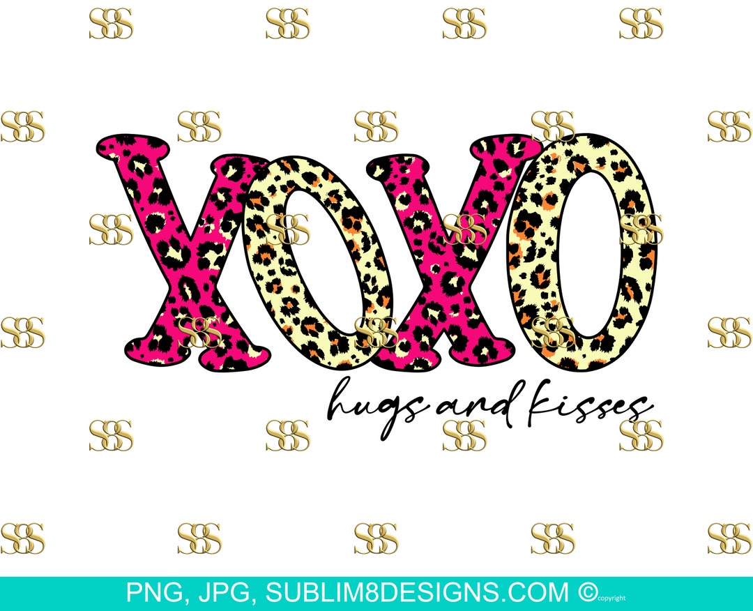 XOXO Hugs and Kisses | Love | Valentines Gift | Valentines Png ...