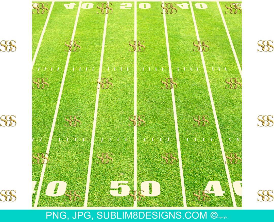 Football Field Sublimation Design PNG and JPG ONLY - Etsy