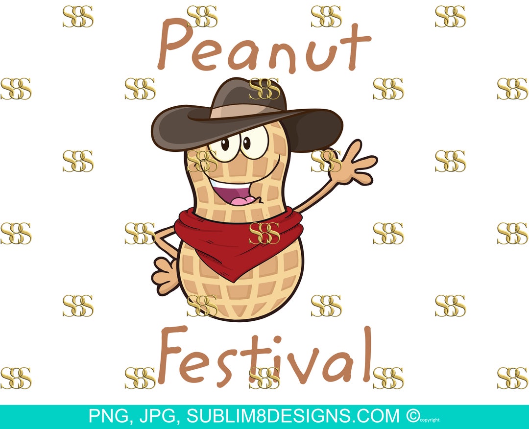Cowboy Peanut Festival PNG and JPG ONLY - Etsy