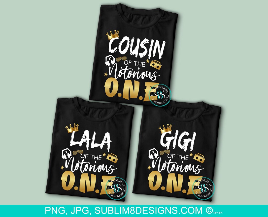 Bundle of the Notorious One, Sublimation, DTF T-shirt Design PNG Only ...
