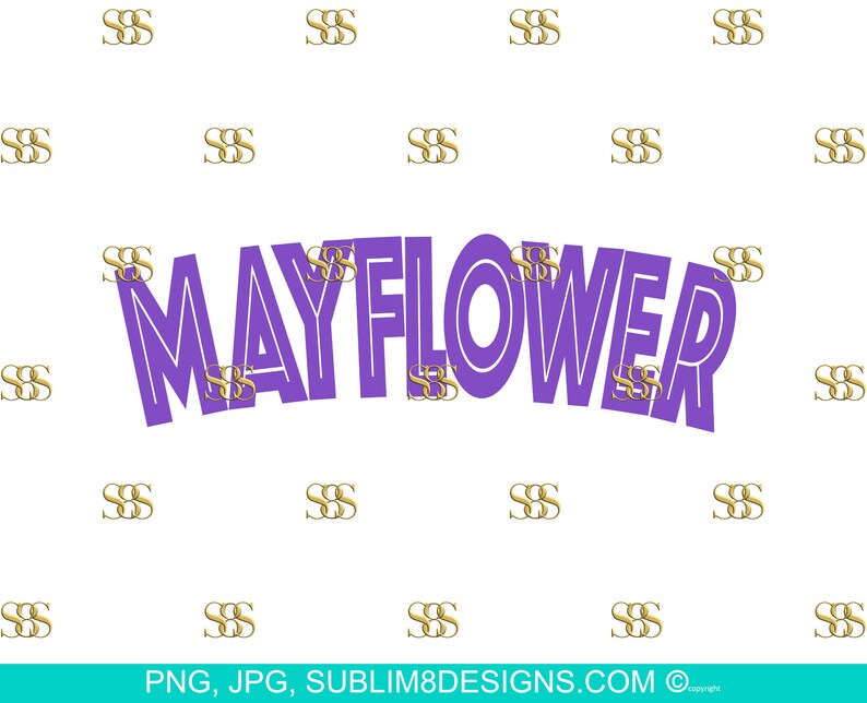 Mayflower SVG for Cutting Machine Sublimation Design PNG and - Etsy