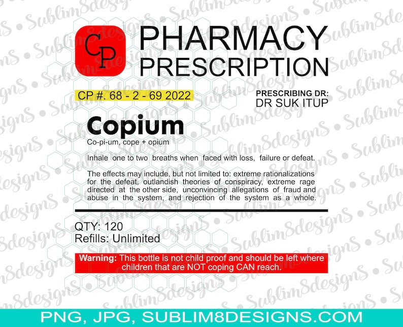 Copium Tumbler PNG and JPG ONLY - Etsy