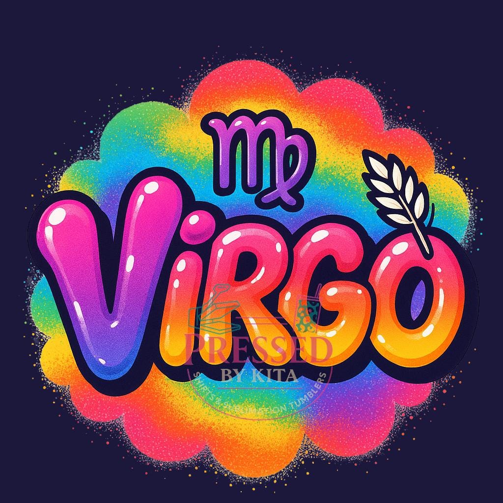 Virgo Season, Astrology Lovers, Zodiac Season, Sublimation PNG. - Etsy