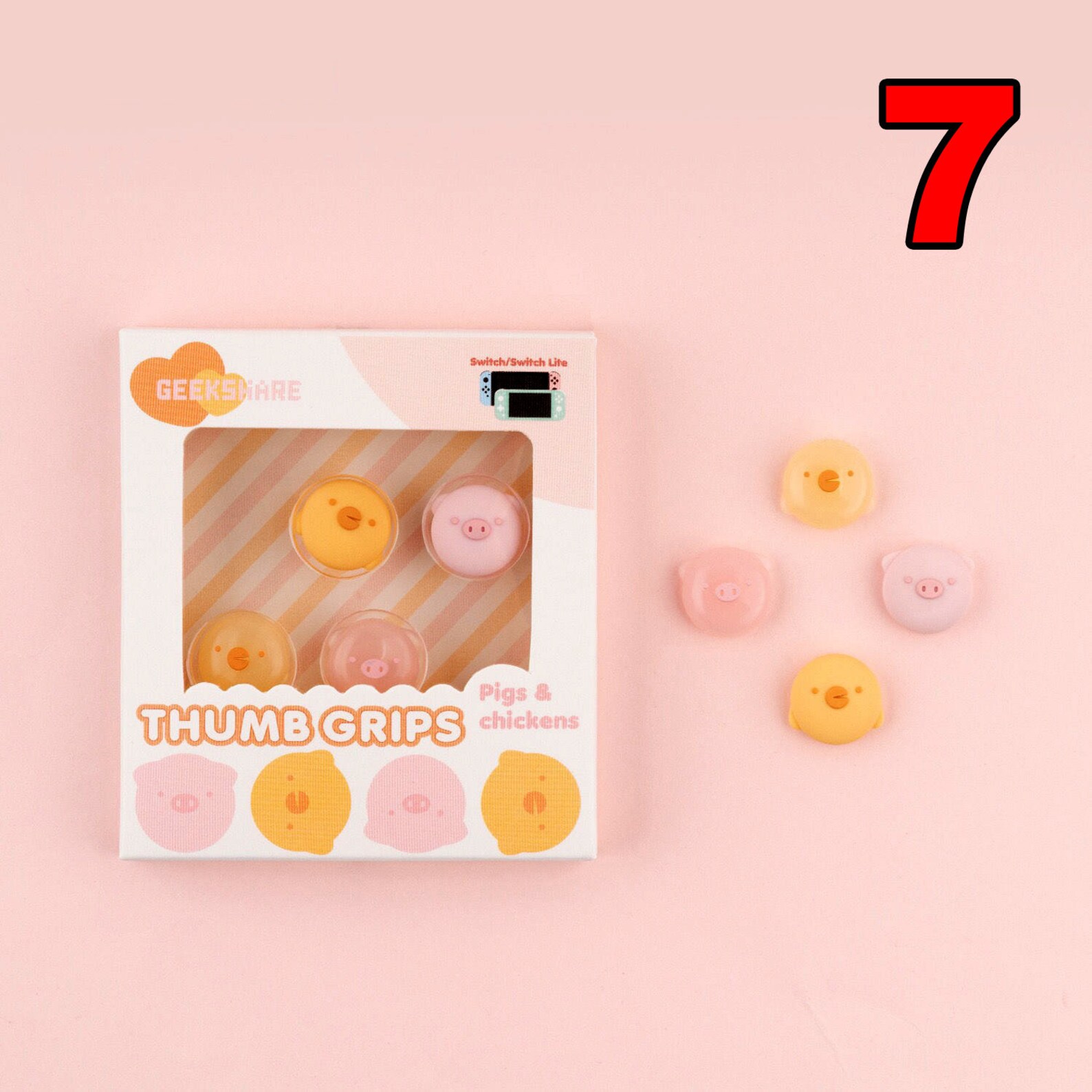 Set of 4pcs Colorful Cute Farm Animals Soft Thumb Grip Caps - Etsy