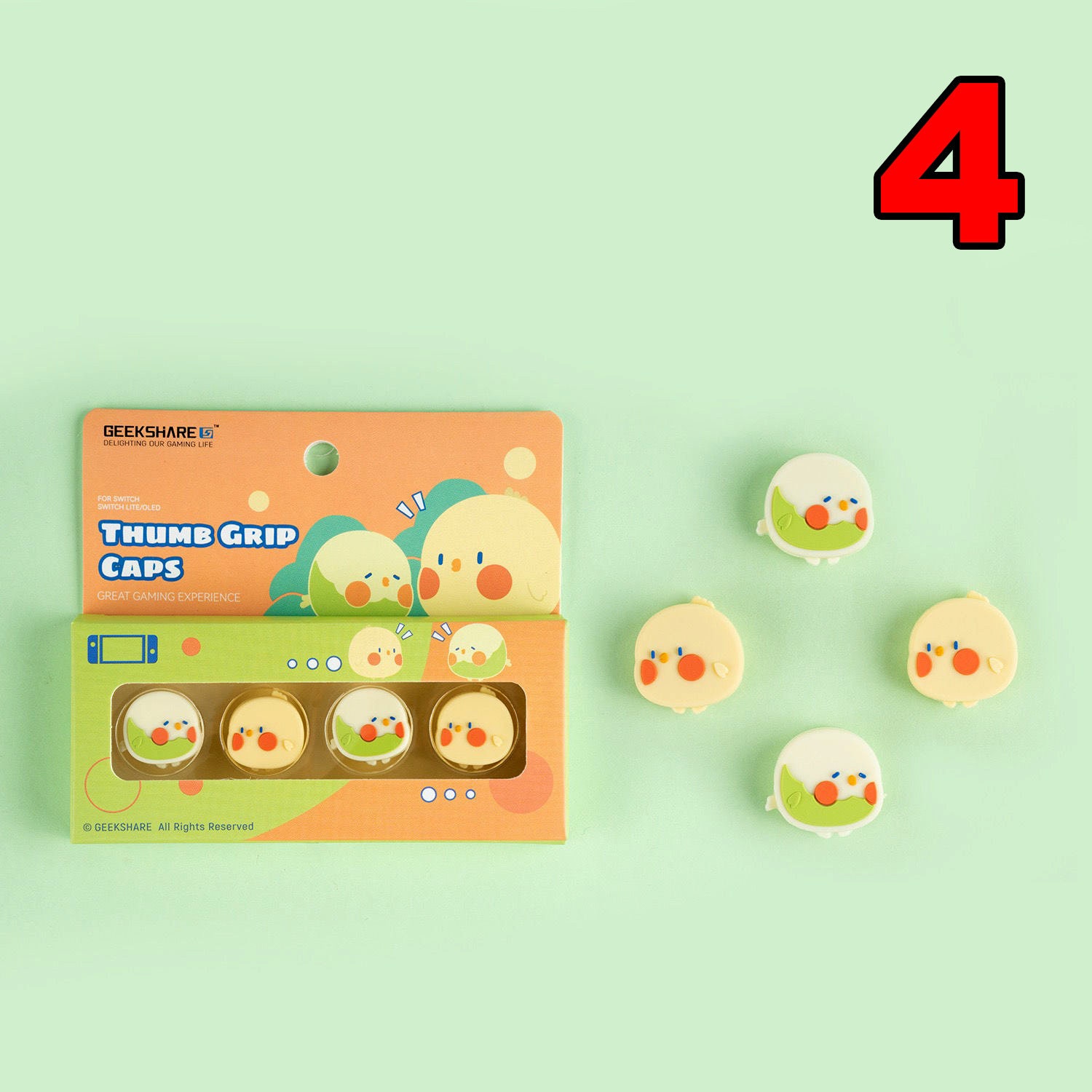 Set of 4pcs Colorful Cute Farm Animals Soft Thumb Grip Caps - Etsy
