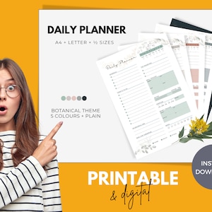 DAILY PLANNER to Do List Printable Planner Rituals & Routines, Personal ...