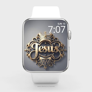 Christian Apple Watch Phone Wallpaper Bundle Set, Jesus Christ Name of ...