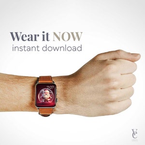 Santa Claus Wallpaper for Smart Watch, Father Christmas Smart Watch ...